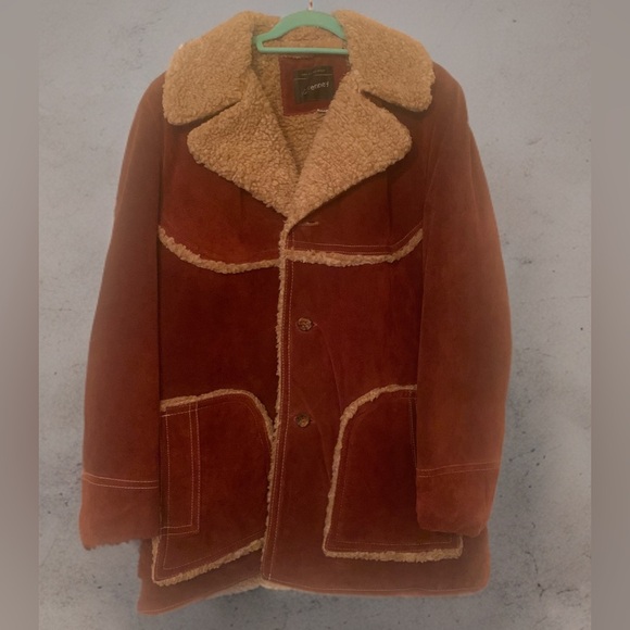 Jackets & Coats | Vintage 7s Genuine Suede Penny Lane Peacoat Jacket ...